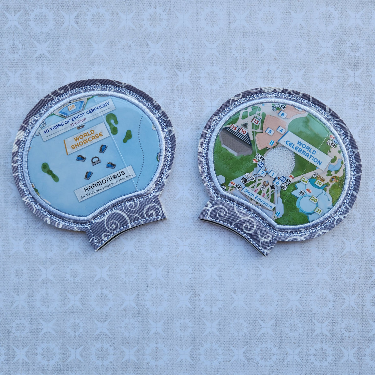 Epcot - 40th Anniversary Commemorative Map - SSE & Harmonious ...